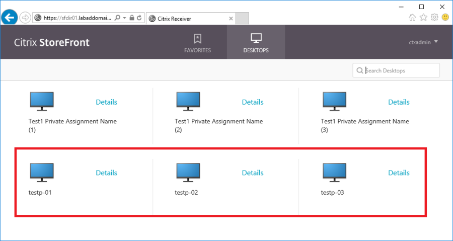 Changing the Published Name of a Citrix XenDesktop Private Desktop ...