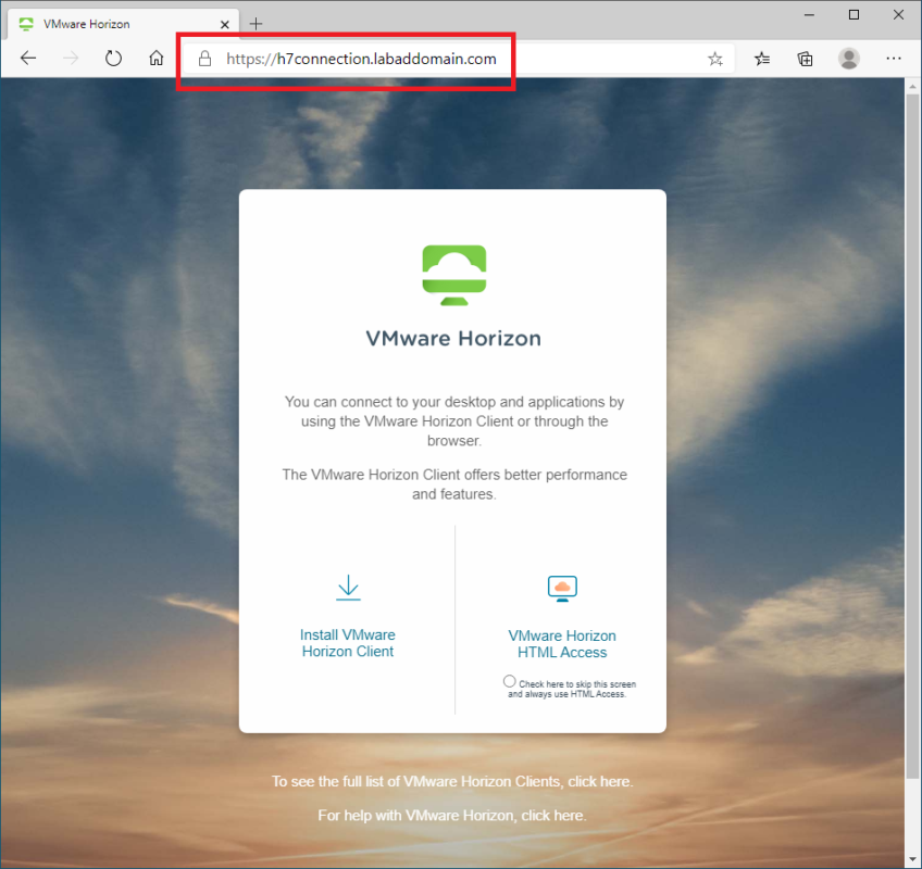 Learning the Basics of VMware Horizon 7.12 – Part 10 – Accessing ...